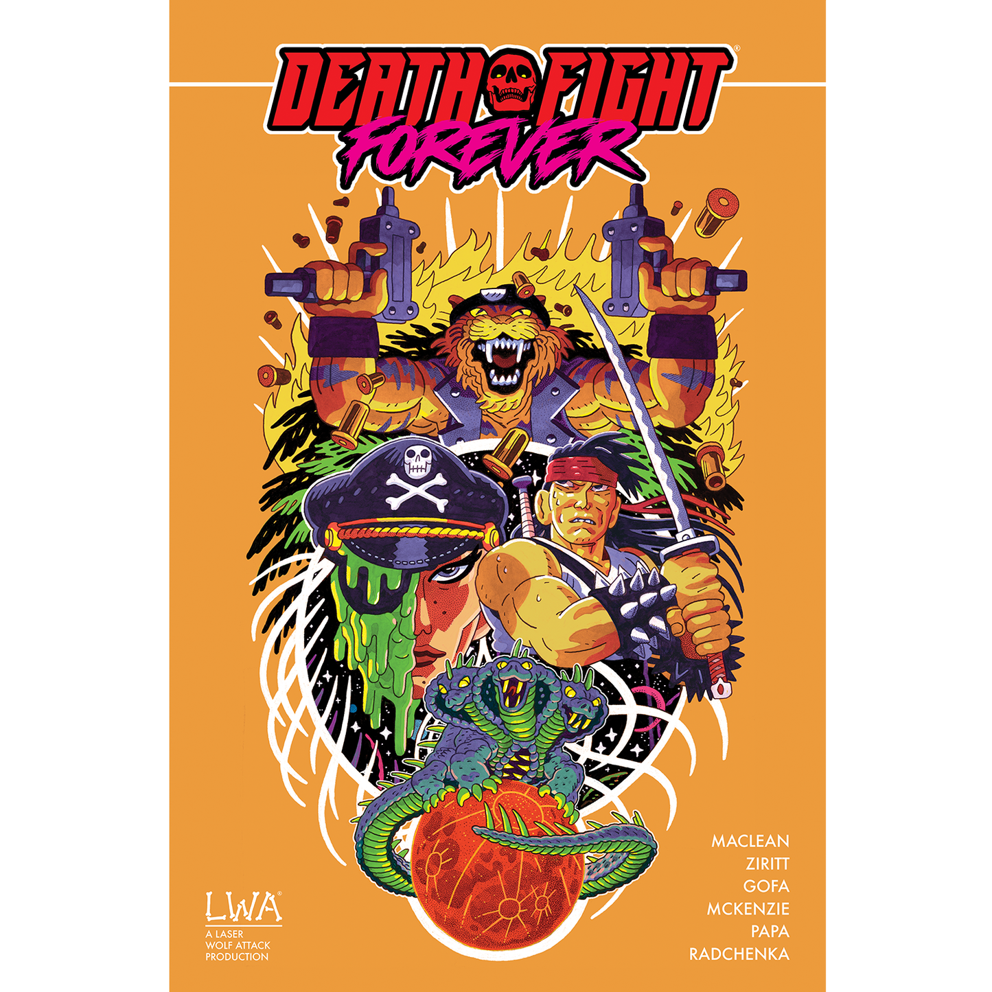DEATH FIGHT FOREVER Hardcover – Laser Wolf Attack