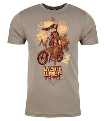 REVENGE T-shirt – Laser Wolf Attack